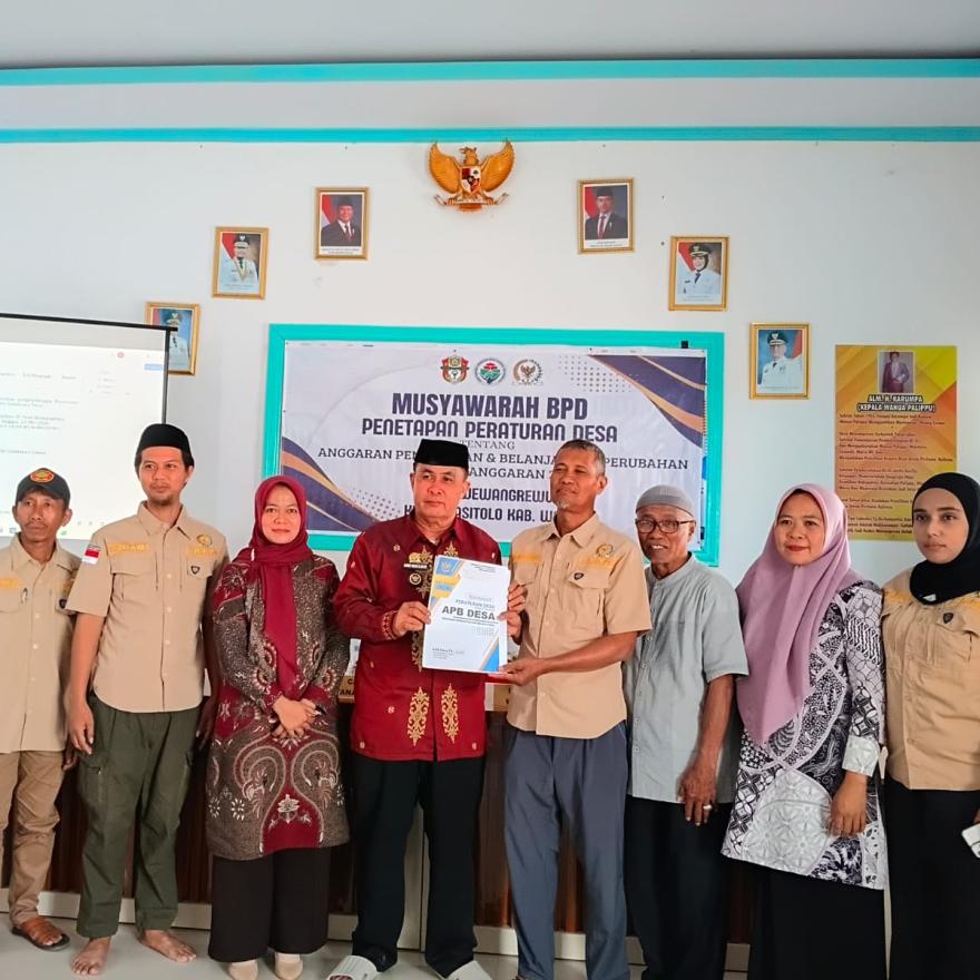 Musyawarah BPD Tetapkan Perubahan APBDes Tahun Anggaran 2026 Desa ...